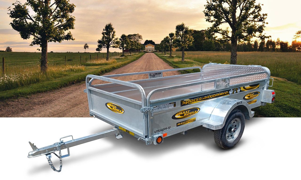 Remorque Utilitaire Galvanisée 56 x 99 sa - TGSR - MX