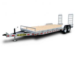 Galvanized car hauler 83 x 20 (18+2) - 10000lbs
