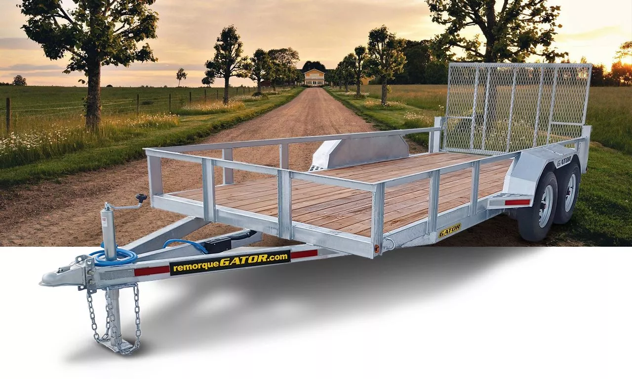 Remorque Utilitaire Galvanisée Gator 80 x168 ta